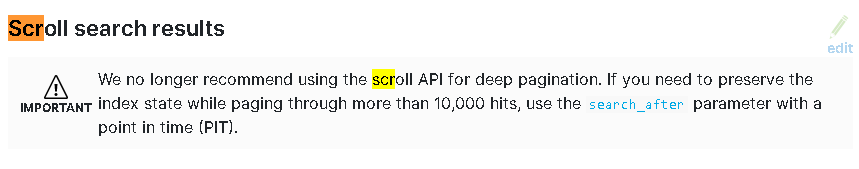 Elasticsearch Fromsize Vs Scroll Vs Search After 衣舞晨风